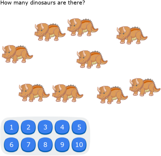 IXL - Count objects - up to 10 (Kindergarten maths practice)