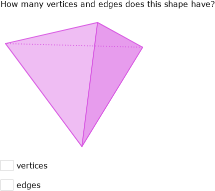 IXL - Count vertices, edges and faces (Year 6 maths practice)