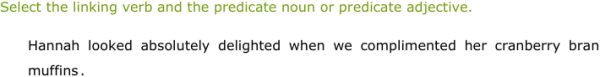 IXL - Identify linking verbs, predicate adjectives and predicate nouns ...