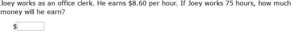 IXL - Multiply money: word problems (Year 7 maths practice)