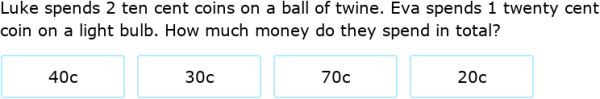 IXL - Money - word problems (Year 2 maths practice)