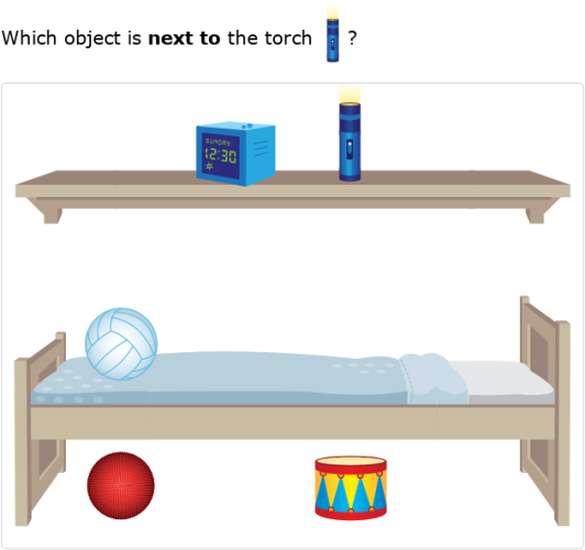 IXL - Beside and next to (Kindergarten maths practice)