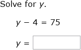 IXL - Solve one-step equations with whole numbers (Year 7 maths practice)