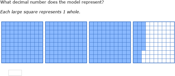 IXL - What decimal number is illustrated? (Year 5 maths practice)