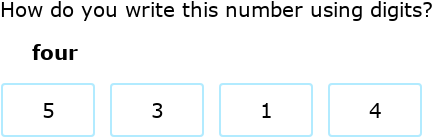 IXL - Names of numbers - up to 10 (Year 1 maths practice)
