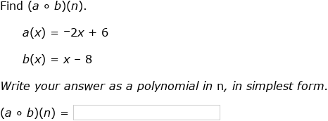 IXL - Composition of linear functions: find an equation (Year 12 maths ...