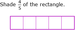 IXL - Show fractions: area models (Year 4 maths practice)