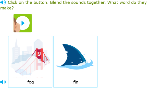 IXL - Blend onset and rime together to make a word (Kindergarten ...