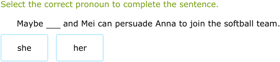 IXL - Compound subjects and objects with personal pronouns (Year 6 ...