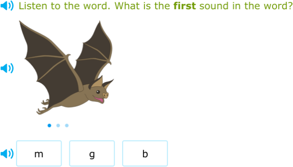IXL - Identify the first, second and last sound in a word (Year 1 ...
