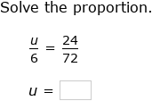 IXL - Solve the proportion (Year 7 maths practice)
