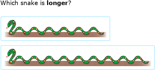 IXL - Compare size, weight and capacity (Year 1 maths practice)