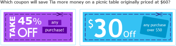 IXL Which Is The Better Coupon Year 7 Maths Practice ixl-which-is-the-better-coupon-year-7-maths-practice