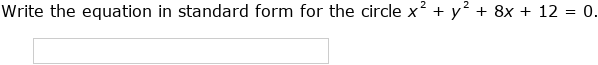 IXL - Convert equations of circles from general to standard form (Year 12 maths practice)