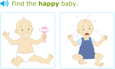 IXL - Compare pictures using adjectives (Kindergarten English practice)